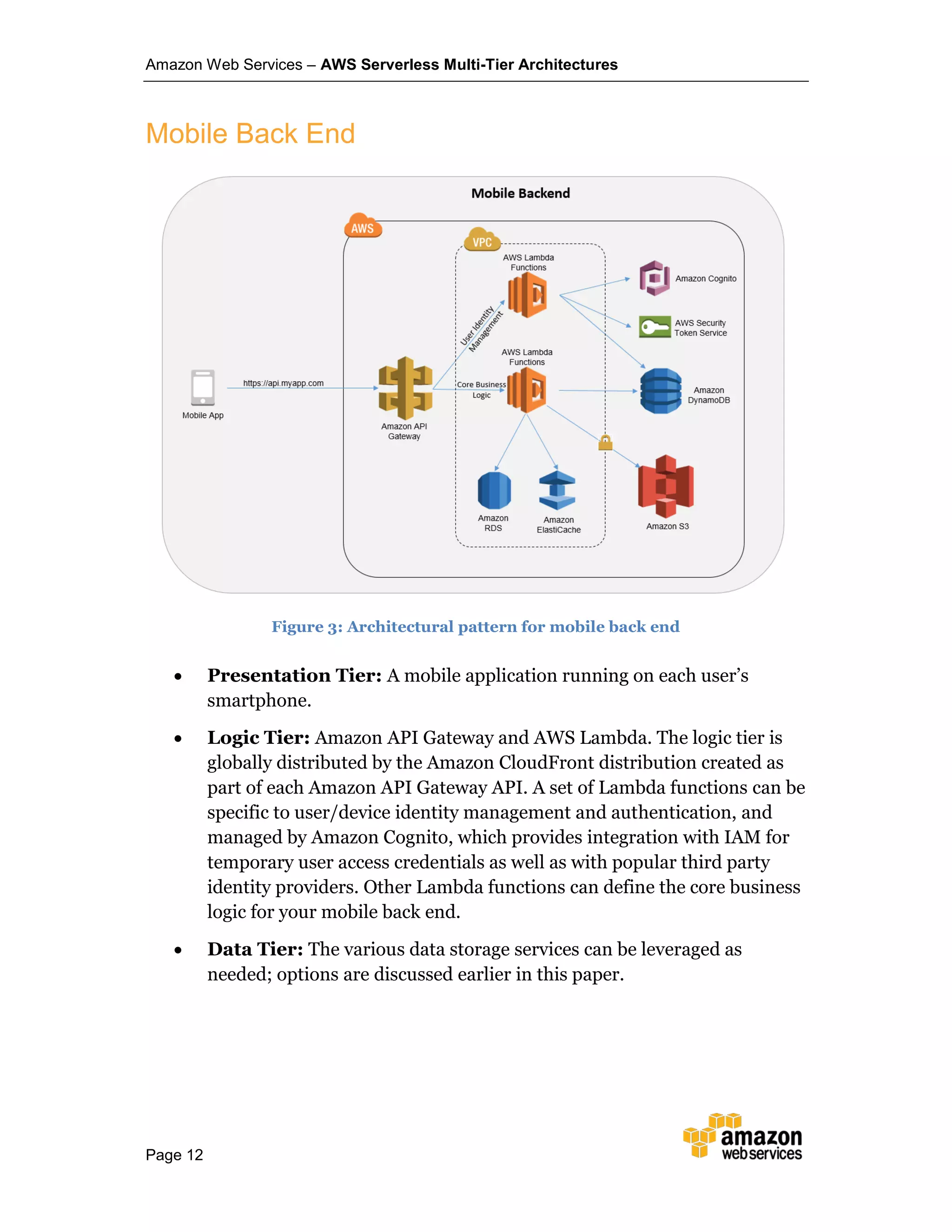 Aws serverless multi-tier_architectures | PDF