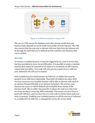 Aws serverless multi-tier_architectures | PDF