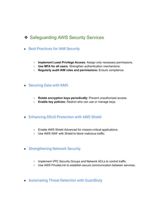 AWS Services_ An In-Depth Study-documentation | PDF