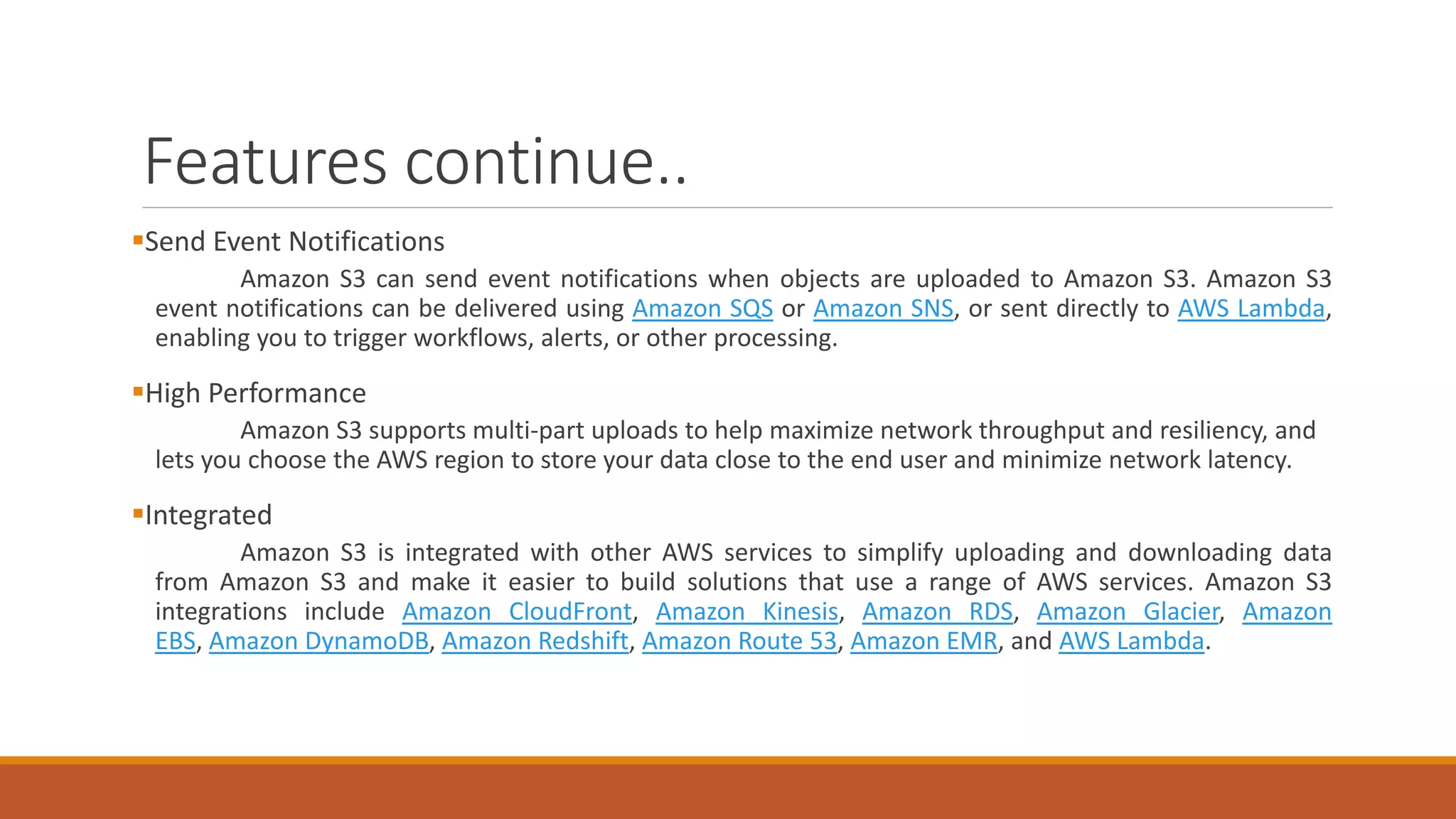 AWS simple storage service | PPT