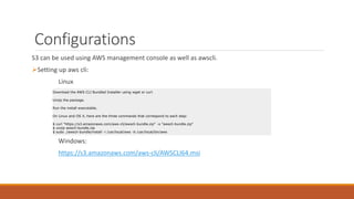 AWS simple storage service | PPT