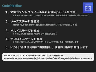 CodePipeline入門 | PDF