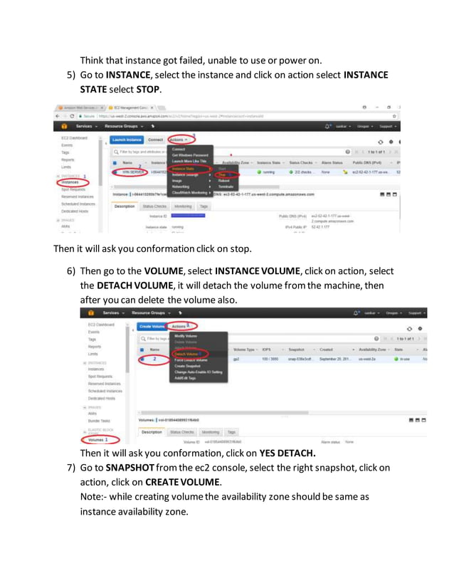 Aws Snapshot Creation Pdf