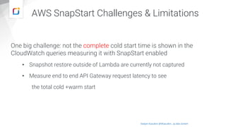 AWS Lambda SnapStart: Why, How and What AWS Serverless Meetup New York Boston 2023 | PPT