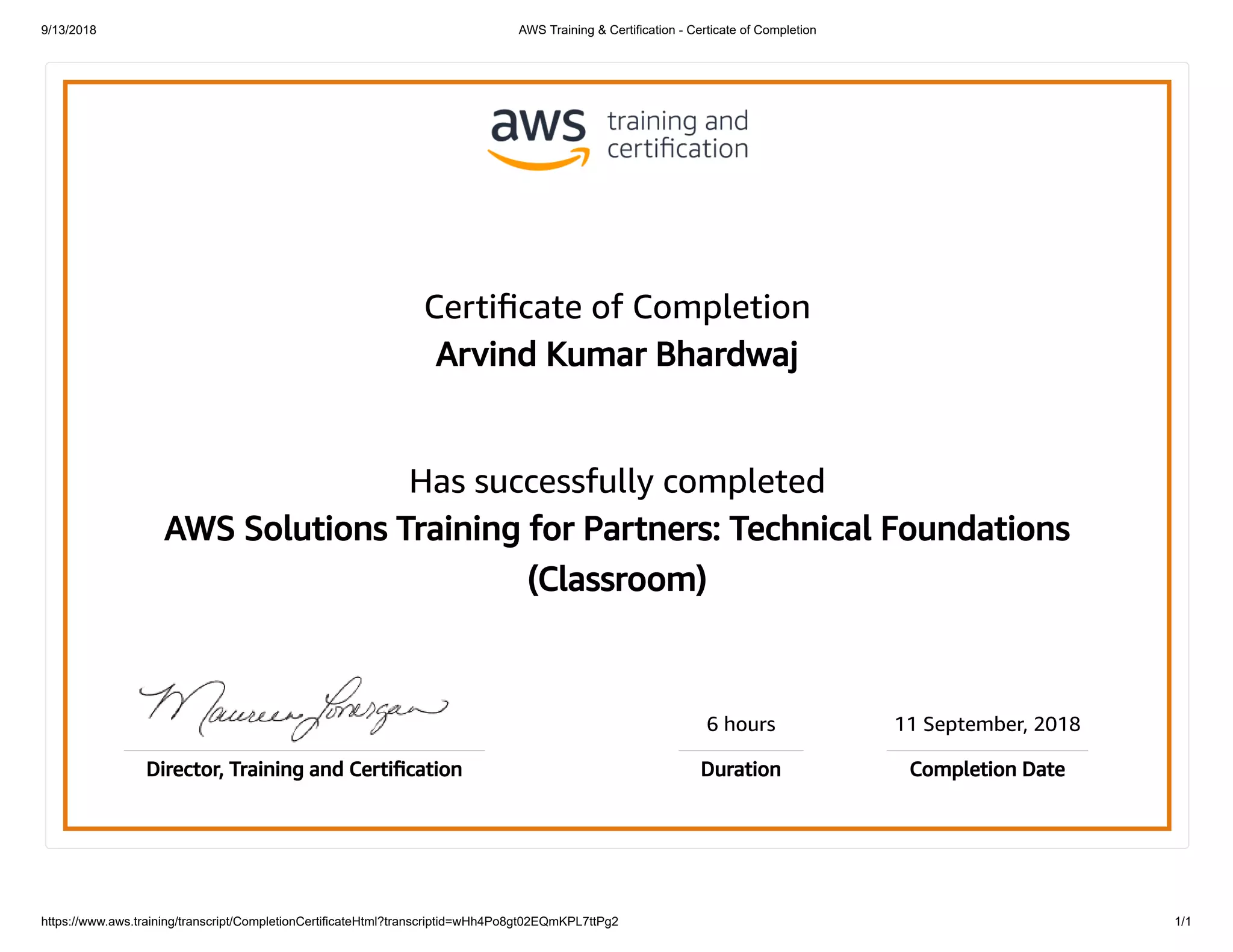 Aws solutions training for partners technical foundations certification | PDF