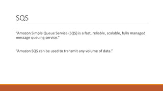 AWS SQS SNS | PPTX