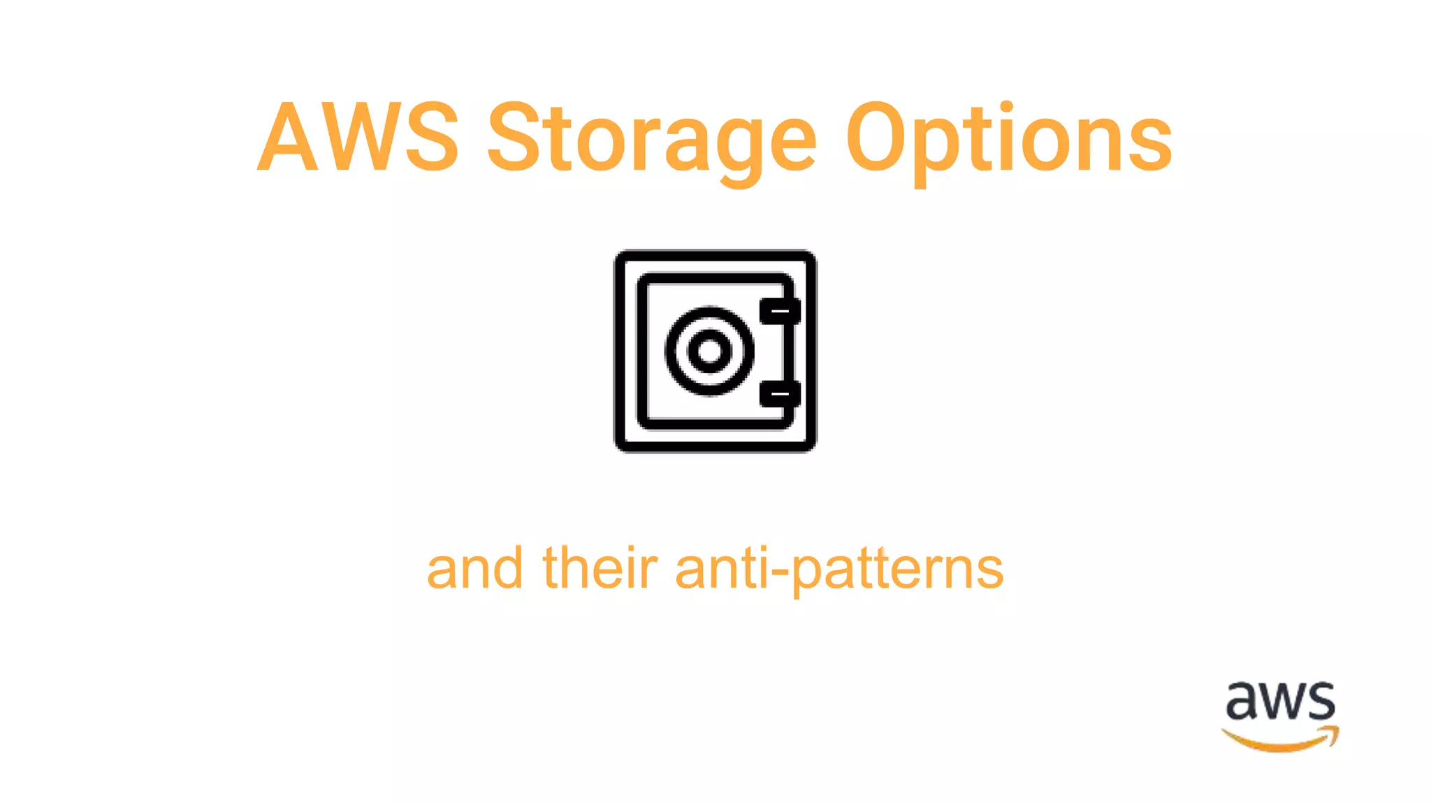 Aws storage options | PPTX