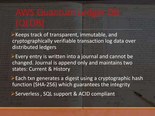 AWS Summit 2018 Summary | PPTX