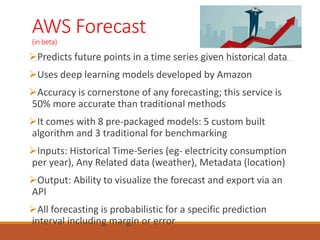 AWS Summit 2018 Summary | PPTX
