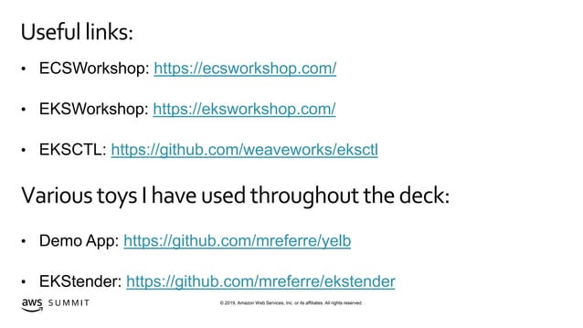 AWS Summit London 2019 - Containers on AWS | PPT | Free Download