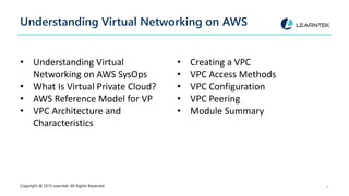 Aws sys ops administrator | PPT