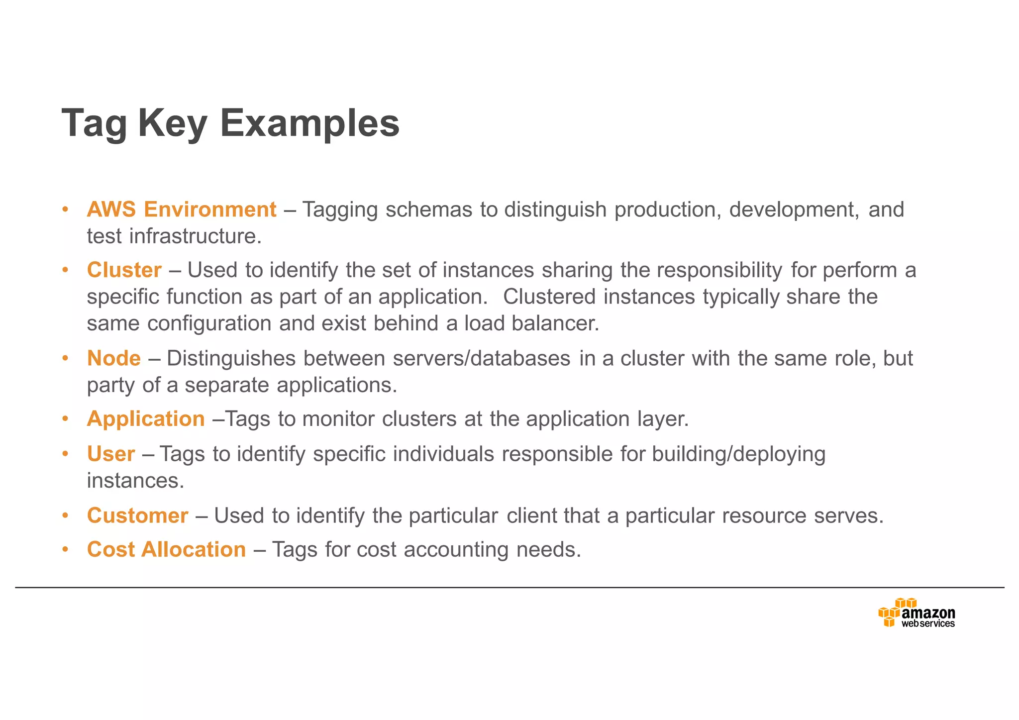 Aws Tagging Strategy Ppt