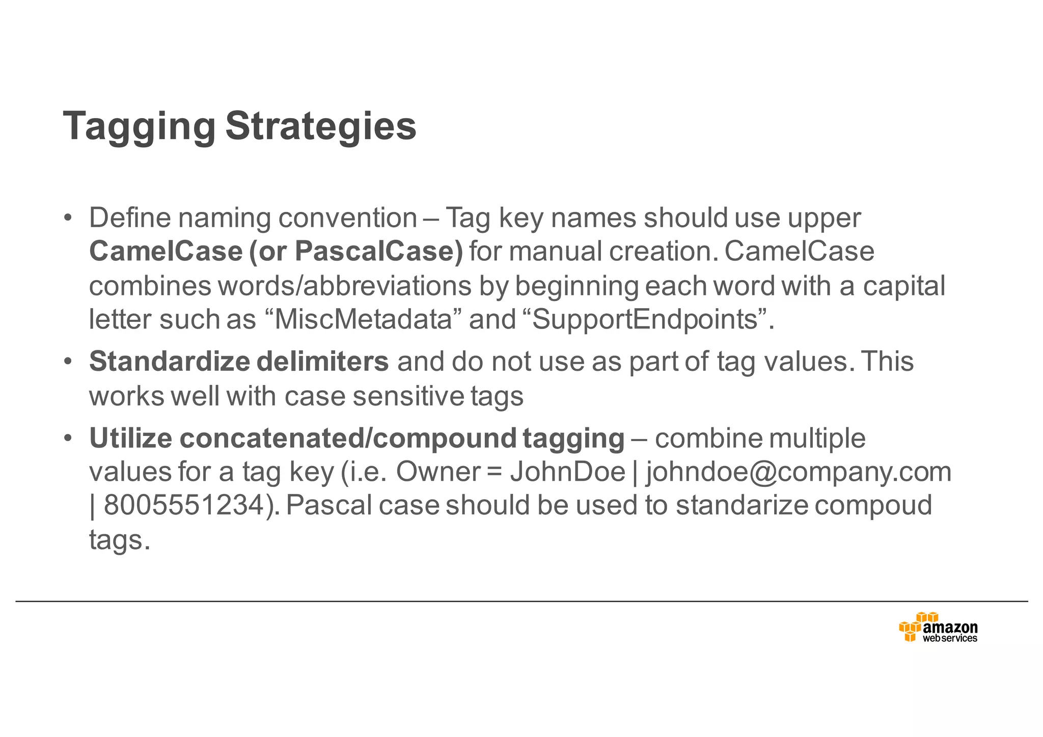 AWS Tagging Strategy | PDF