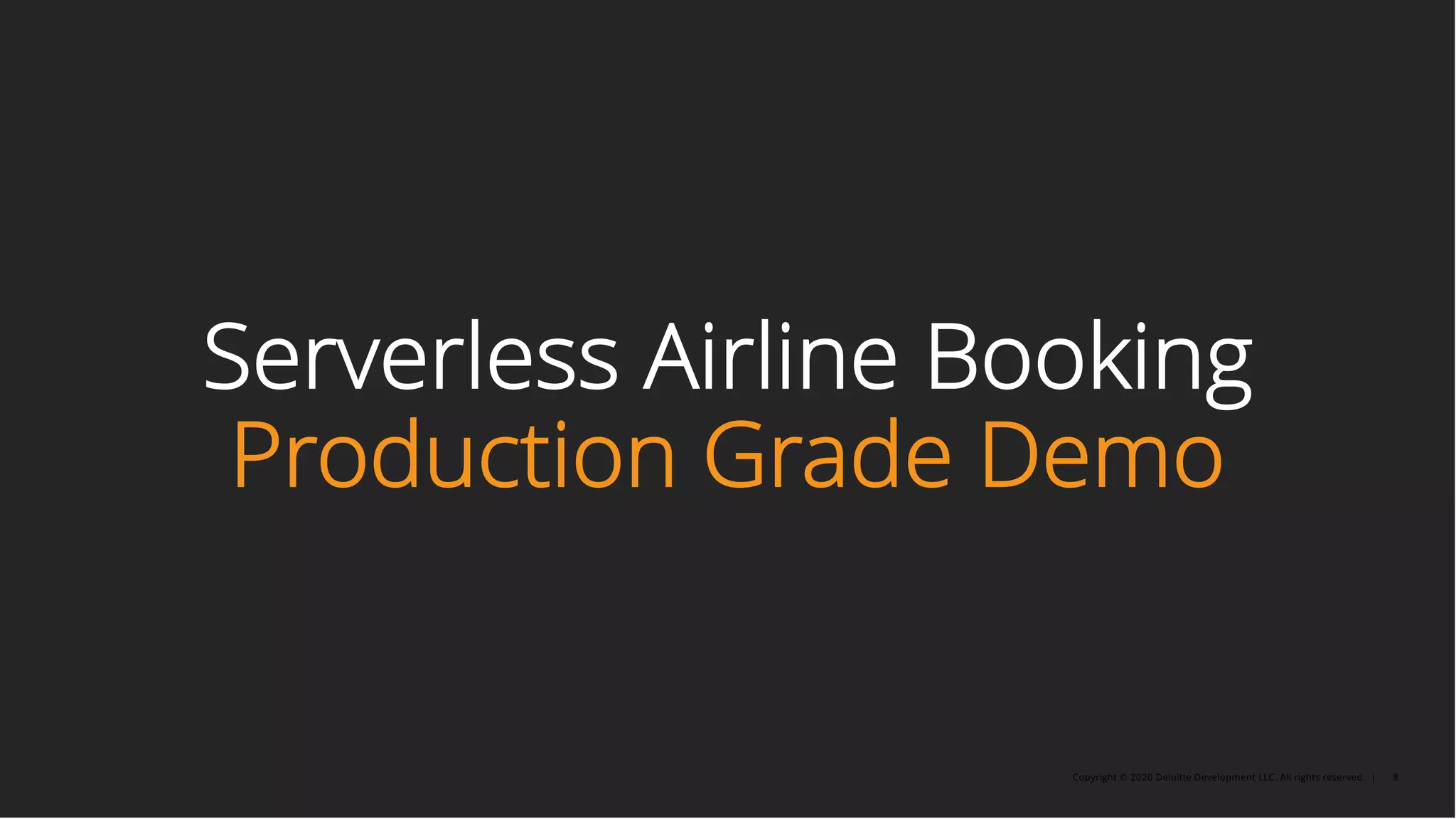 Advance Serverless for Production Grade Workloads | PPT