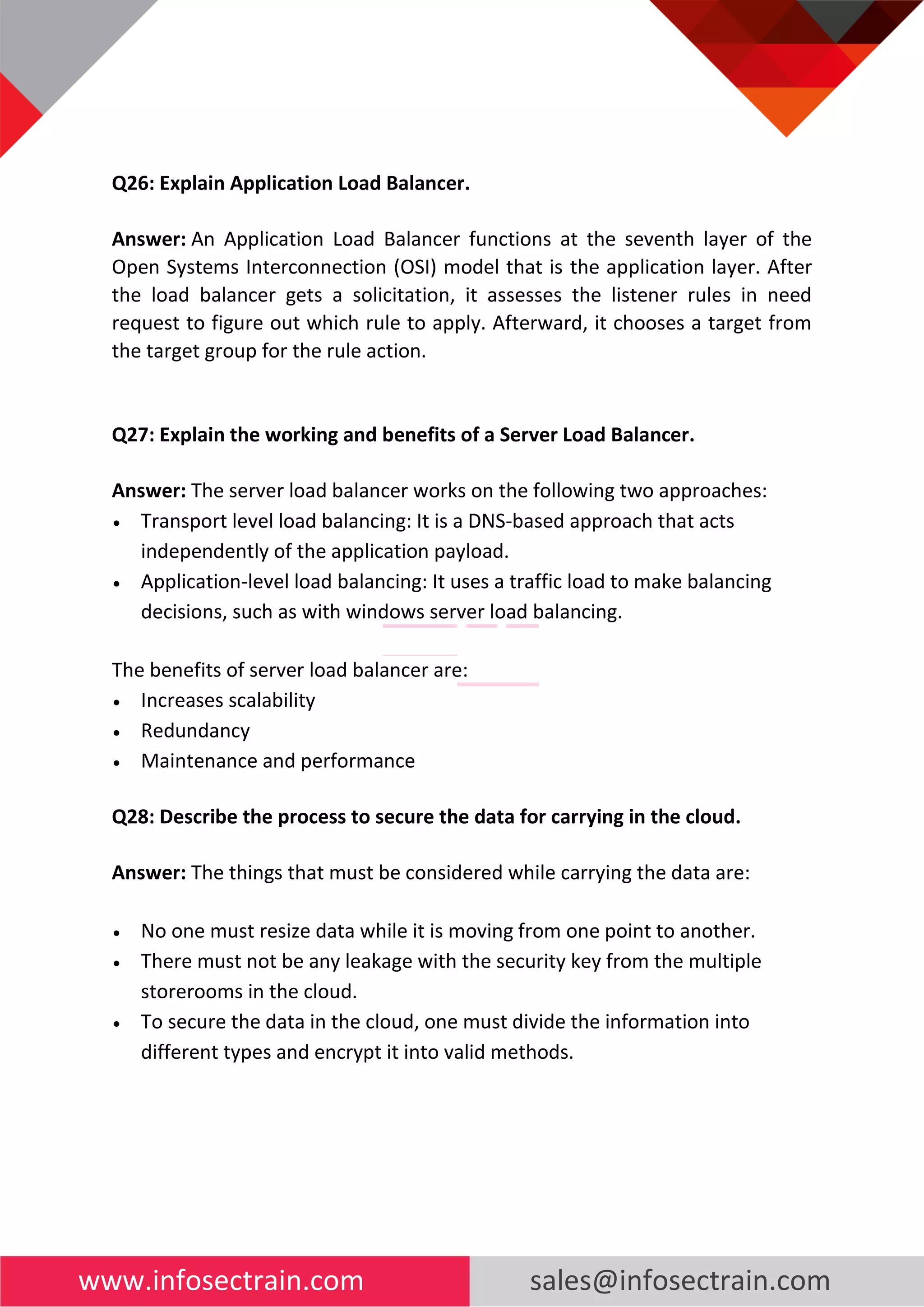 Aws top 50 interview questions | PDF