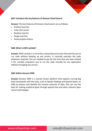 Aws top 50 interview questions | PDF