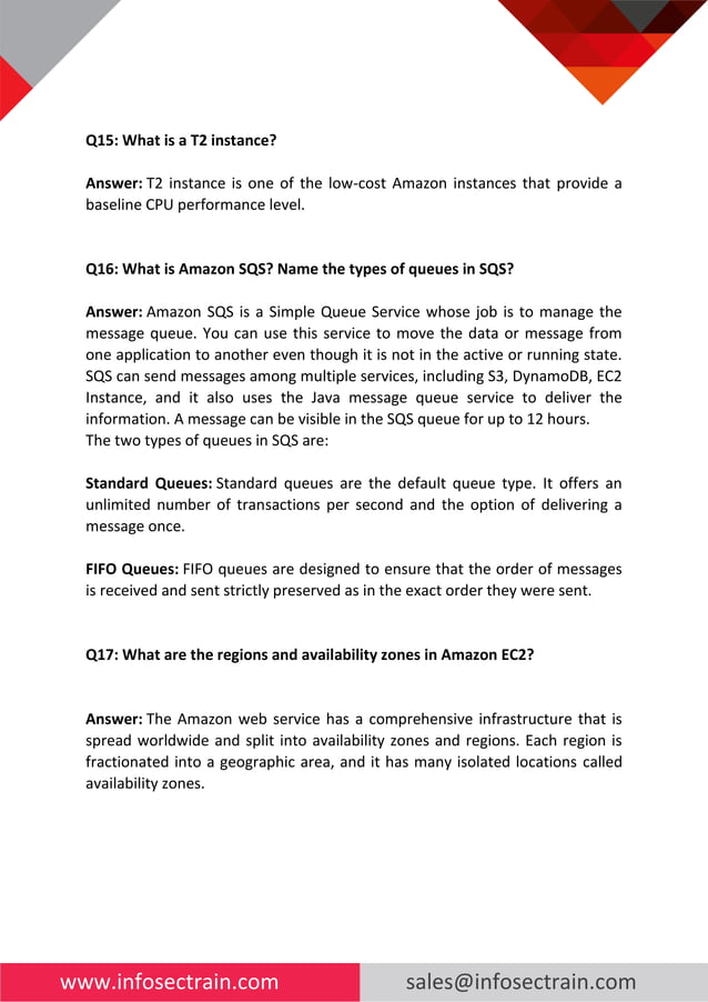 Aws top 50 interview questions | PDF