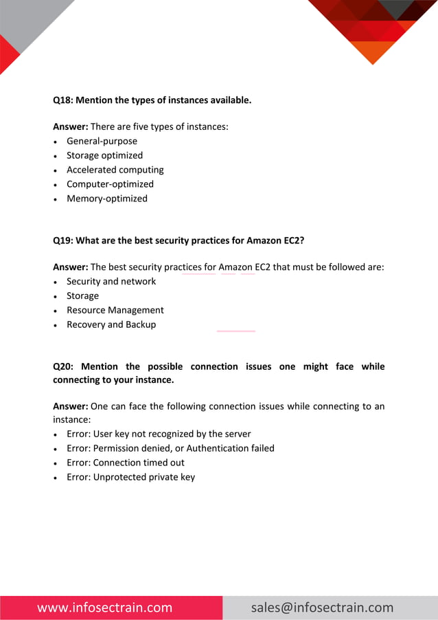 Aws top 50 interview questions | PDF