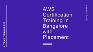 Aws training | PPTX