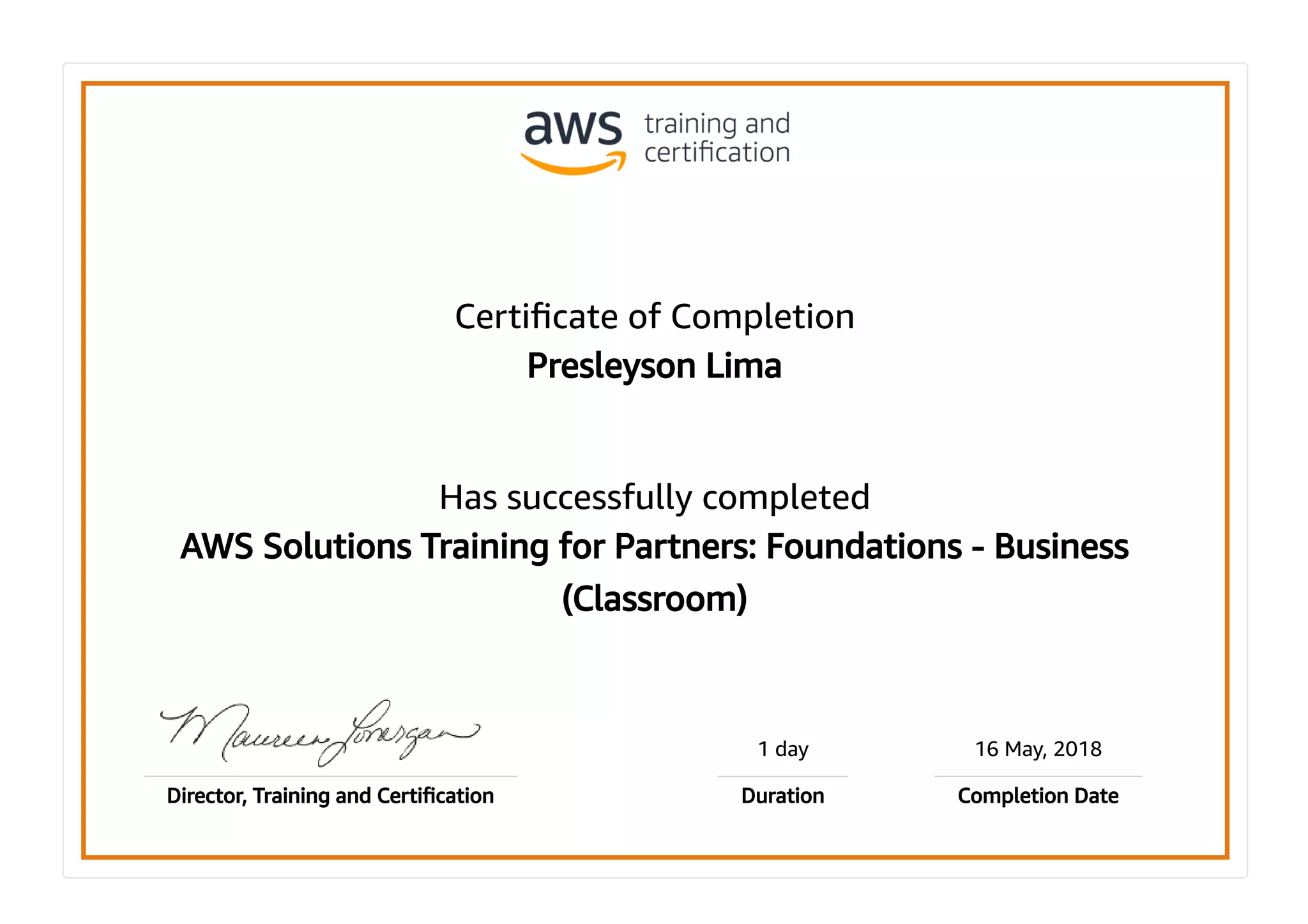 AWS Solutions Training for Partners: Foundations - Business | PPT