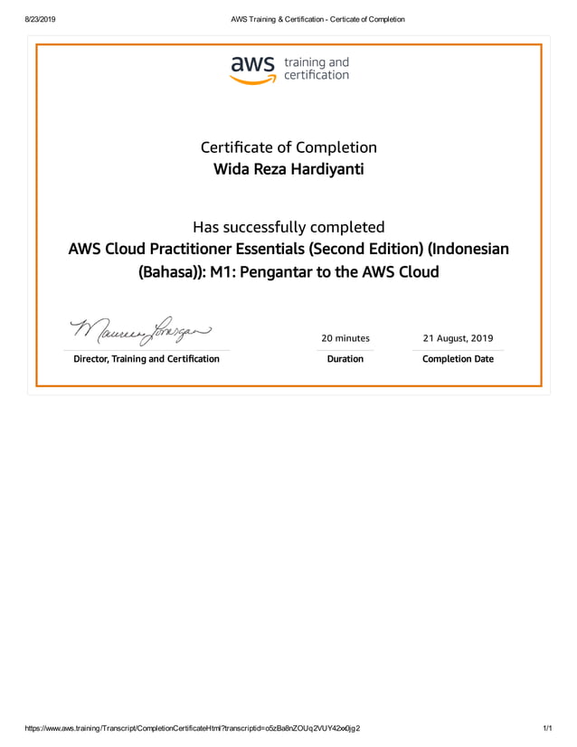 AWS Cloud Practitioner Essentials: M1 | PDF