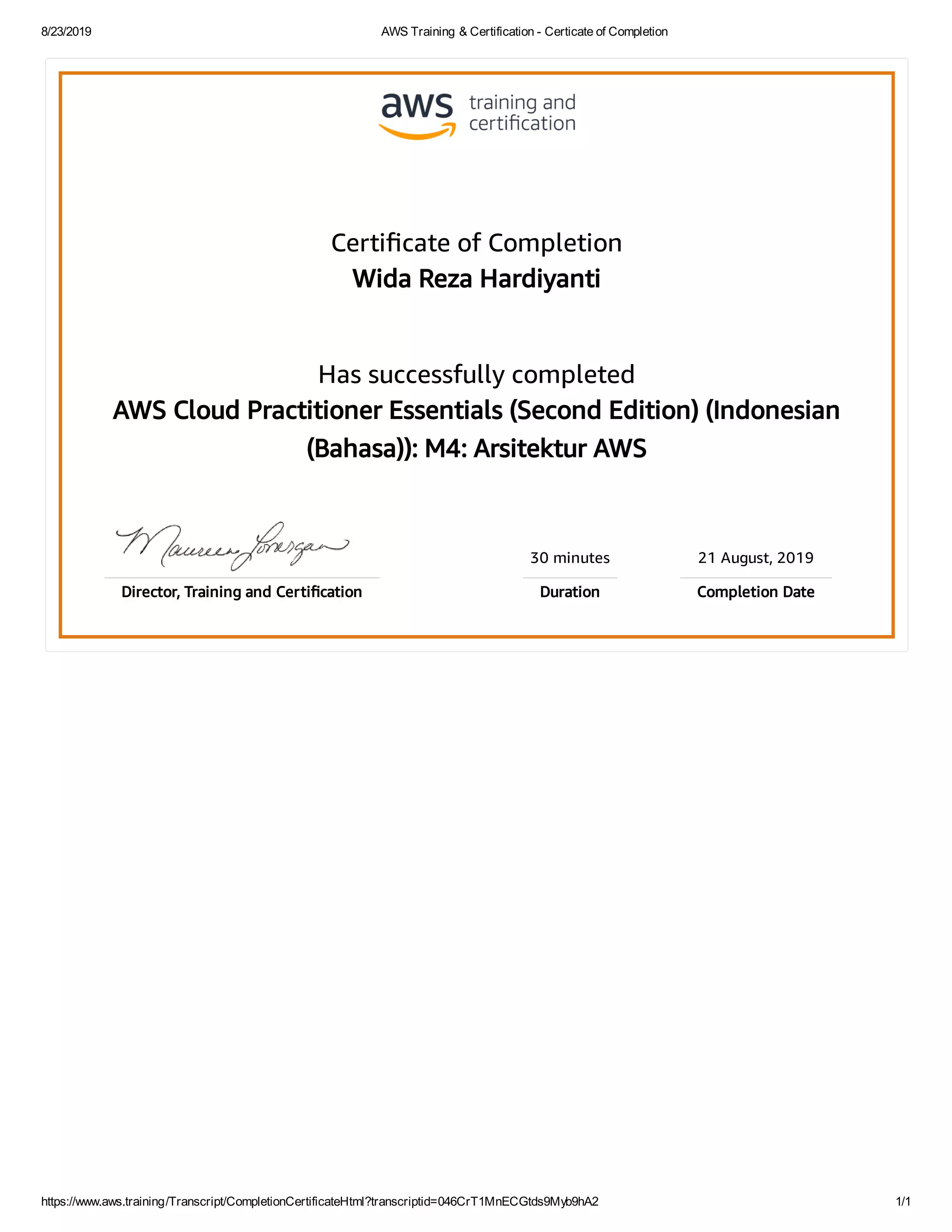 AWS Cloud Practitioner Essentials: M4 | PDF
