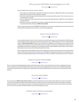 Aws Training Course Pdf