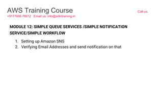 AWS course training with placement in Marathahalli, Bangalore | PPT