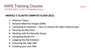 AWS course training with placement in Marathahalli, Bangalore | PPT
