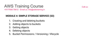 AWS course training with placement in Marathahalli, Bangalore | PPT