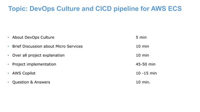 Aws Ecs Copilot Devops Presentation Ppt