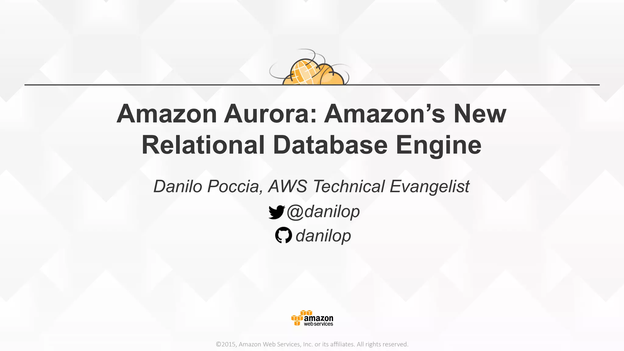 Amazon Aurora: Amazon’s New Relational Database Engine | PDF | Databases | Computer Software and ...