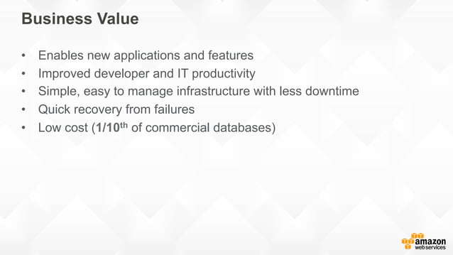 Amazon Aurora: Amazon’s New Relational Database Engine | PDF | Databases | Computer Software and ...