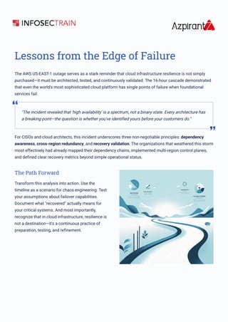 AWS US-EAST-1 Outage: A 16-Hour Cascade Analysis | PDF