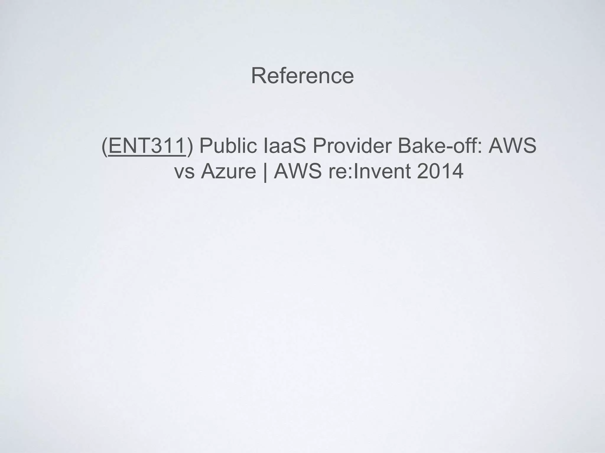 AWS & Cloud competition from Azure, openstack | PPTX