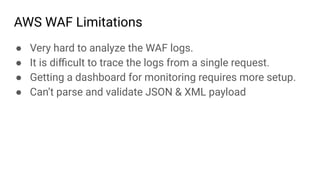 Securing your Public API with AWS WAF | PDF