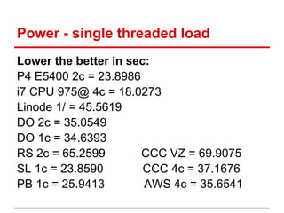 Presentation for IGDCloud meetup: The clouds arena AWS ver. others | PPT