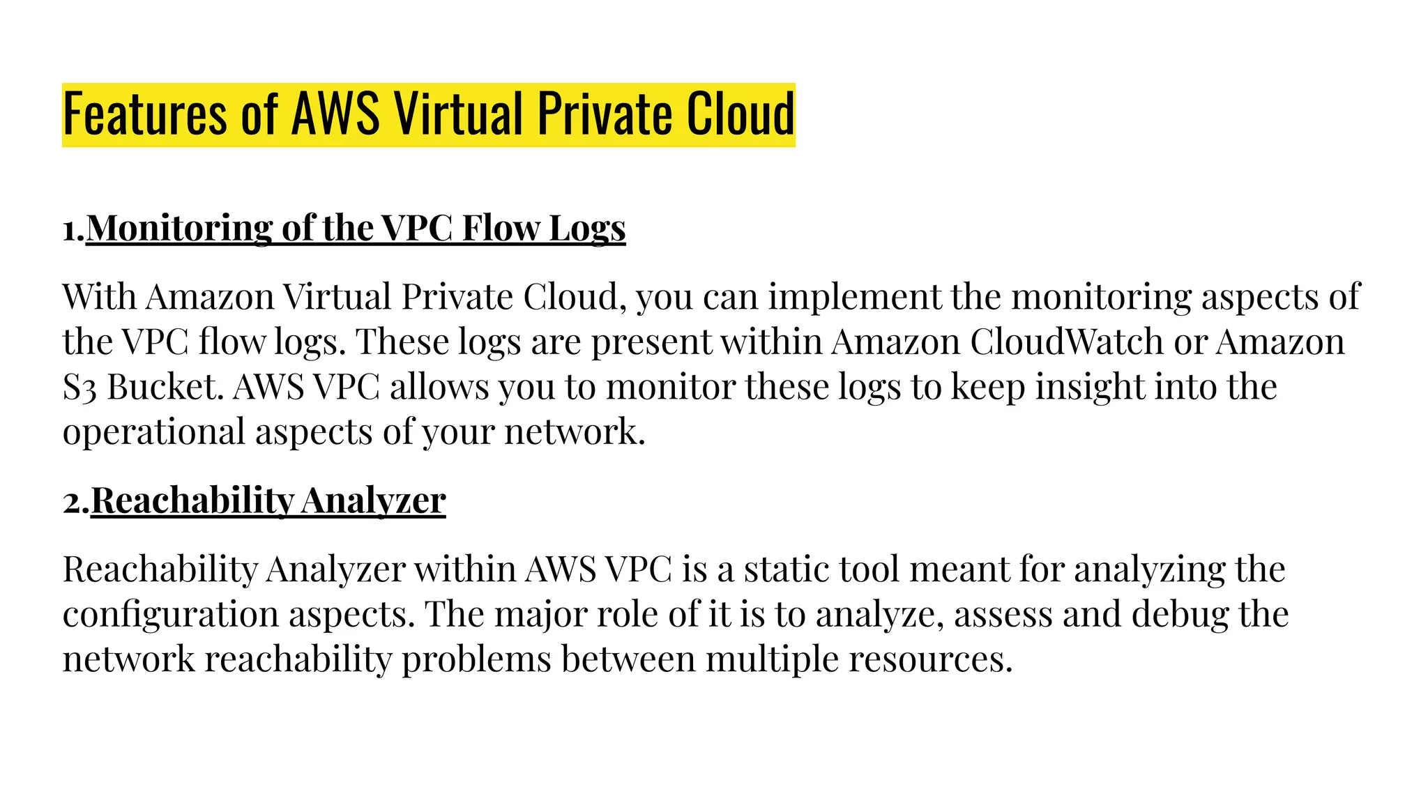 AWS Virtual Private Cloud | PPT