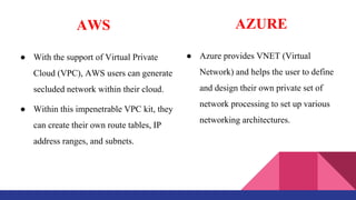 Aws vs Azure | PPTX