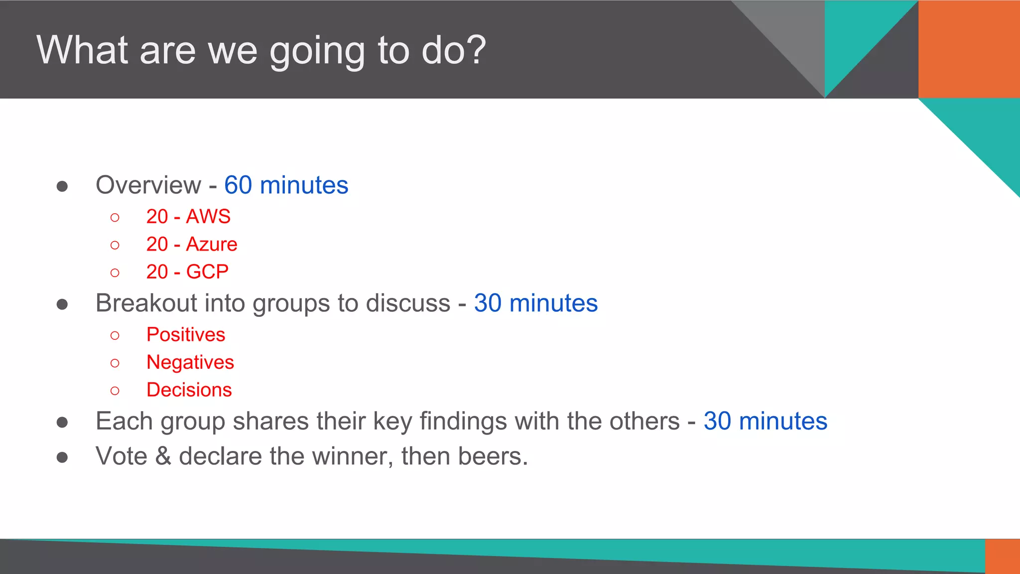 AWS vs Azure vs Google (GCP) - Slides | PDF