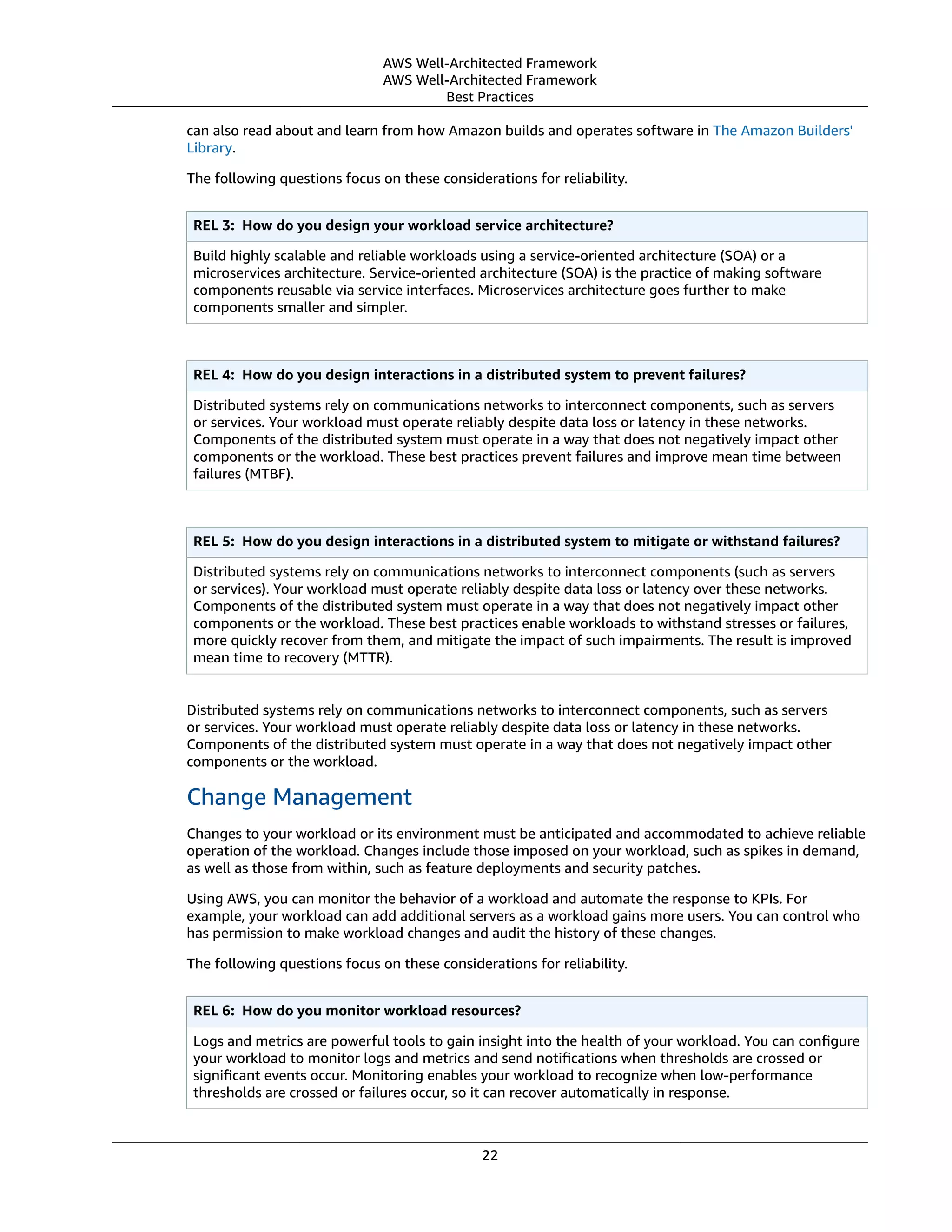 AWS Well-Architected Framework | PDF