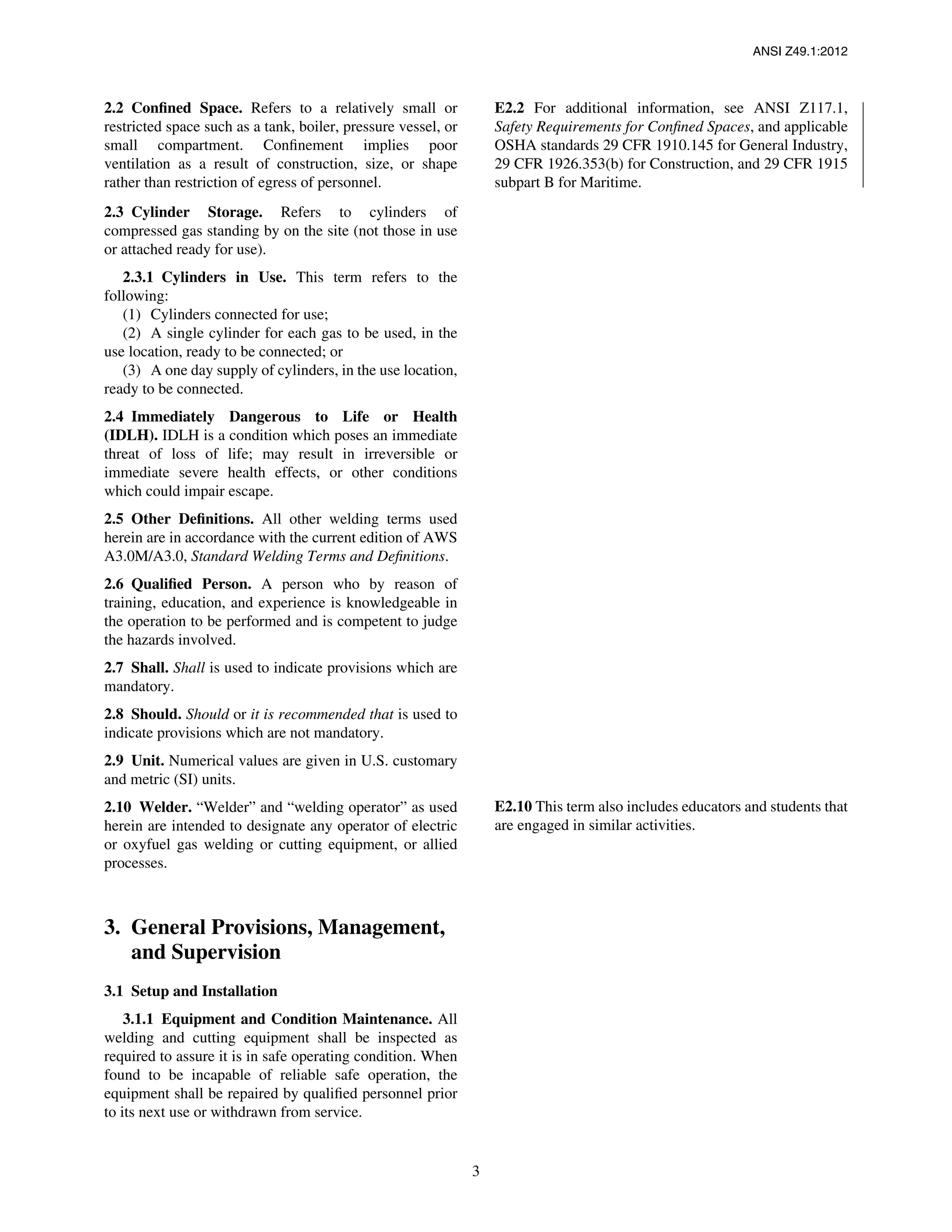 Aws z49 safety in welding and cutting | PDF