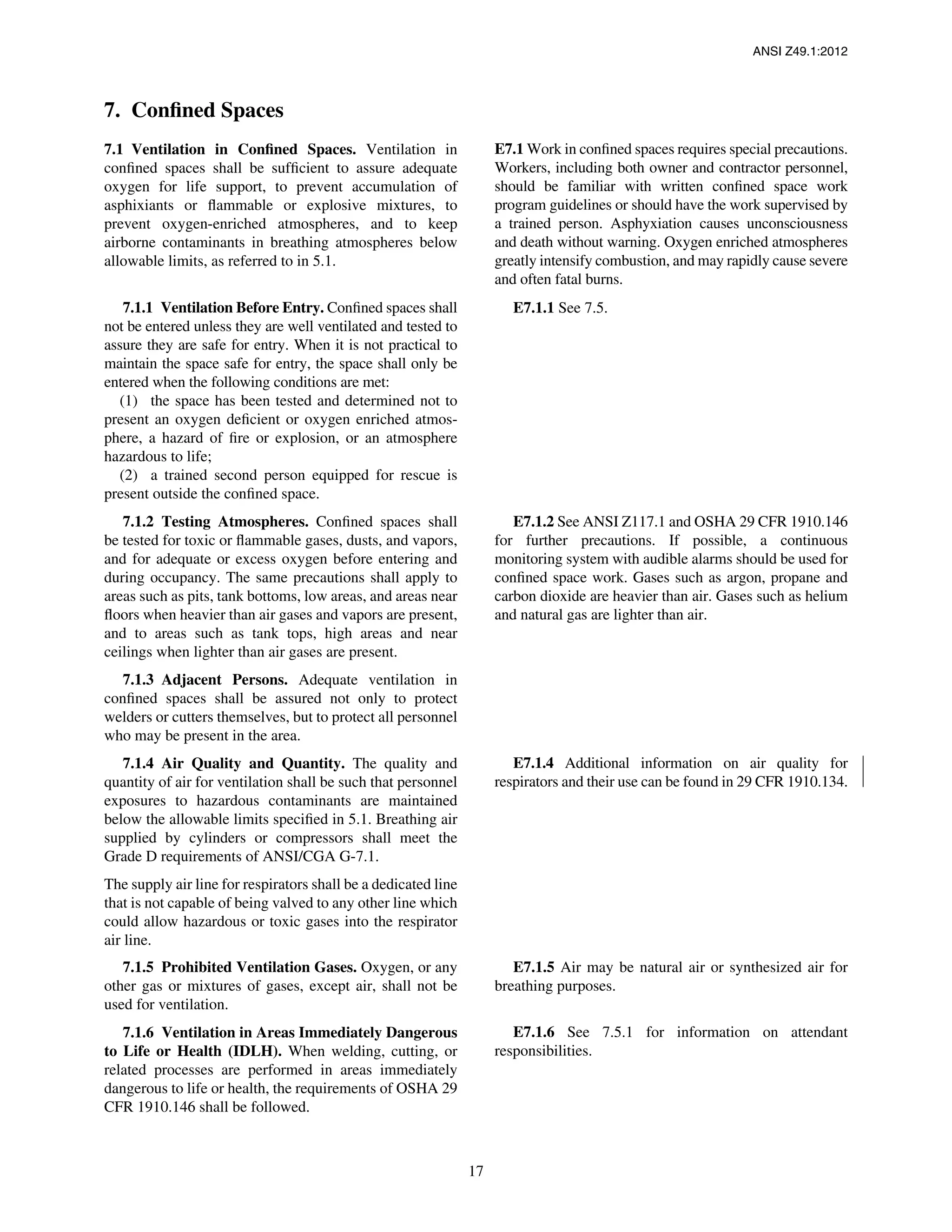 Aws z49 safety in welding and cutting | PDF