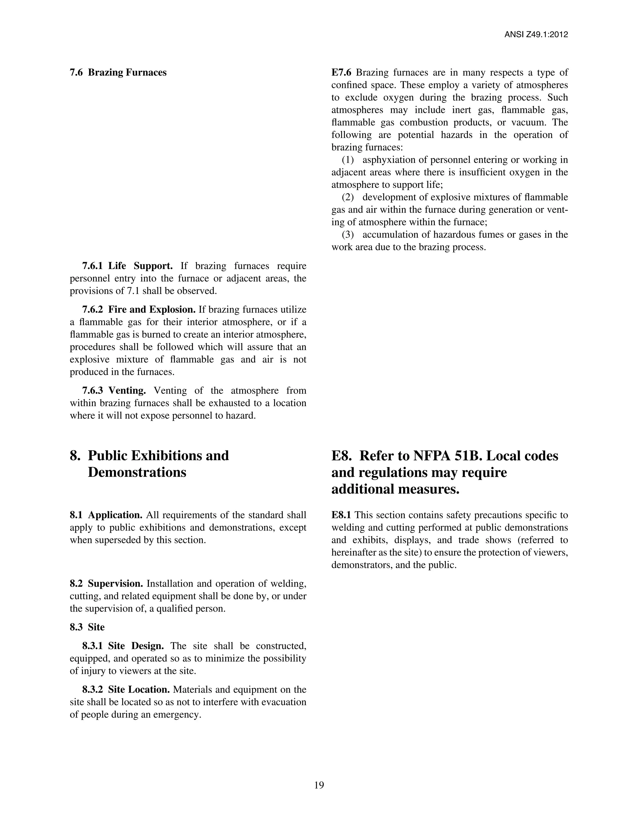Aws z49 safety in welding and cutting | PDF