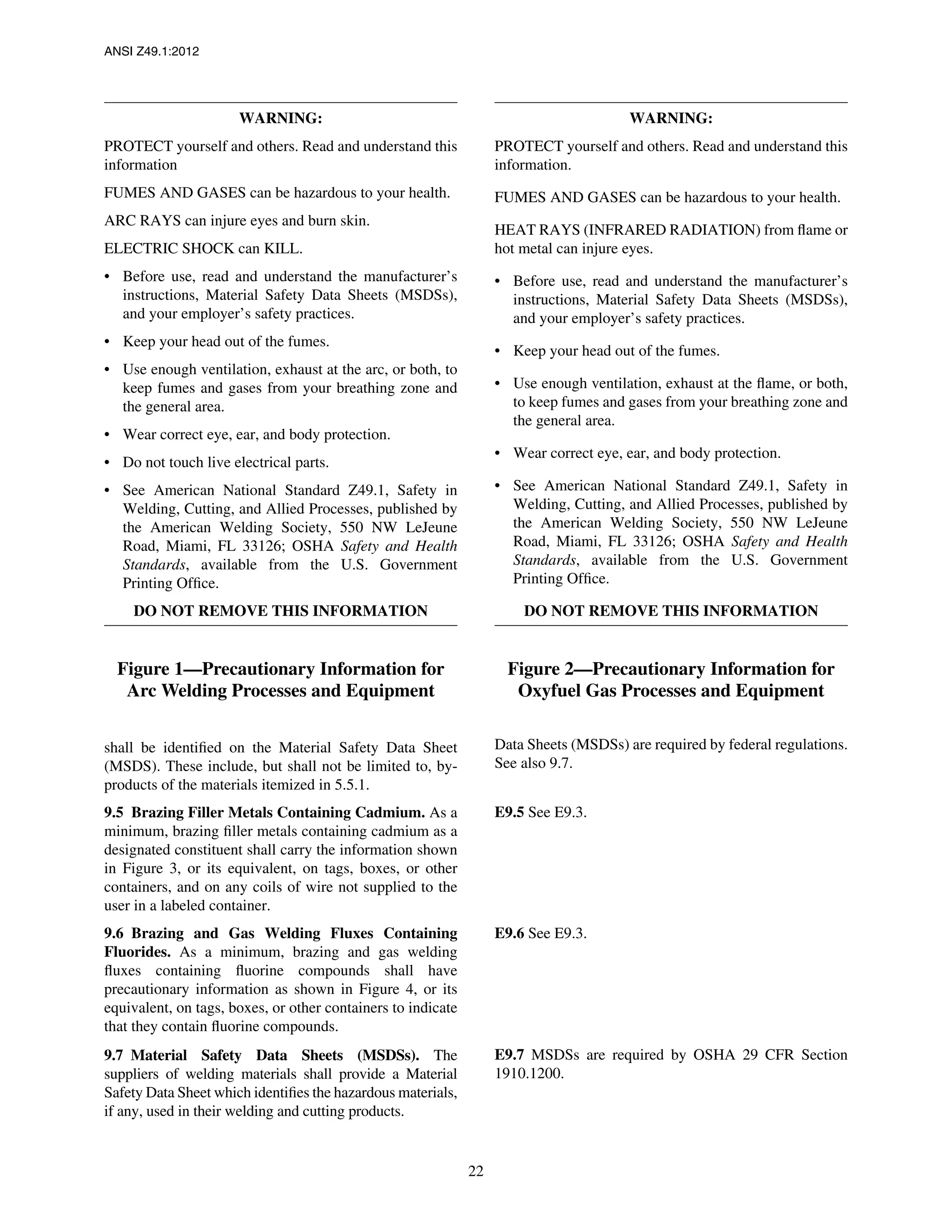 Aws z49 safety in welding and cutting | PDF