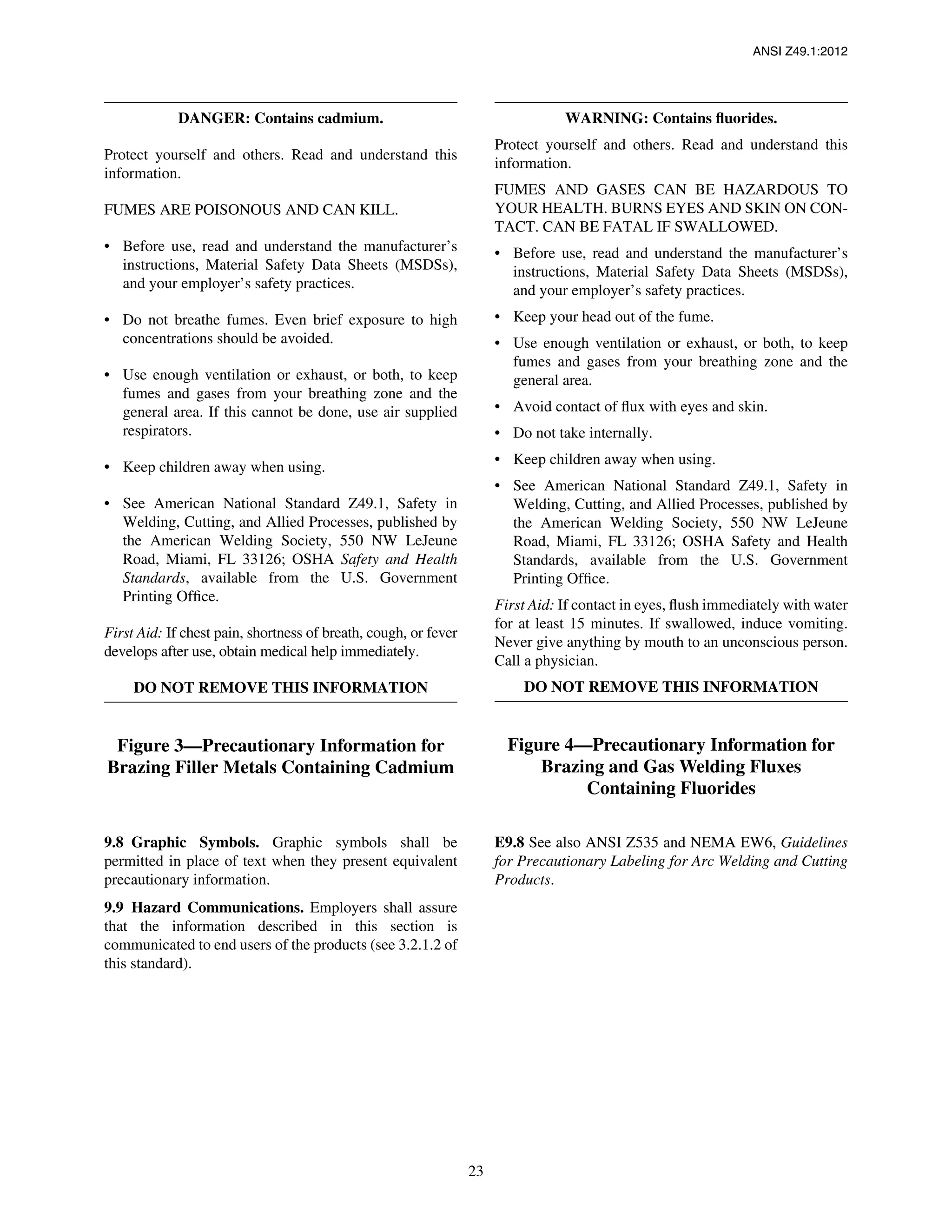 Aws z49 safety in welding and cutting | PDF