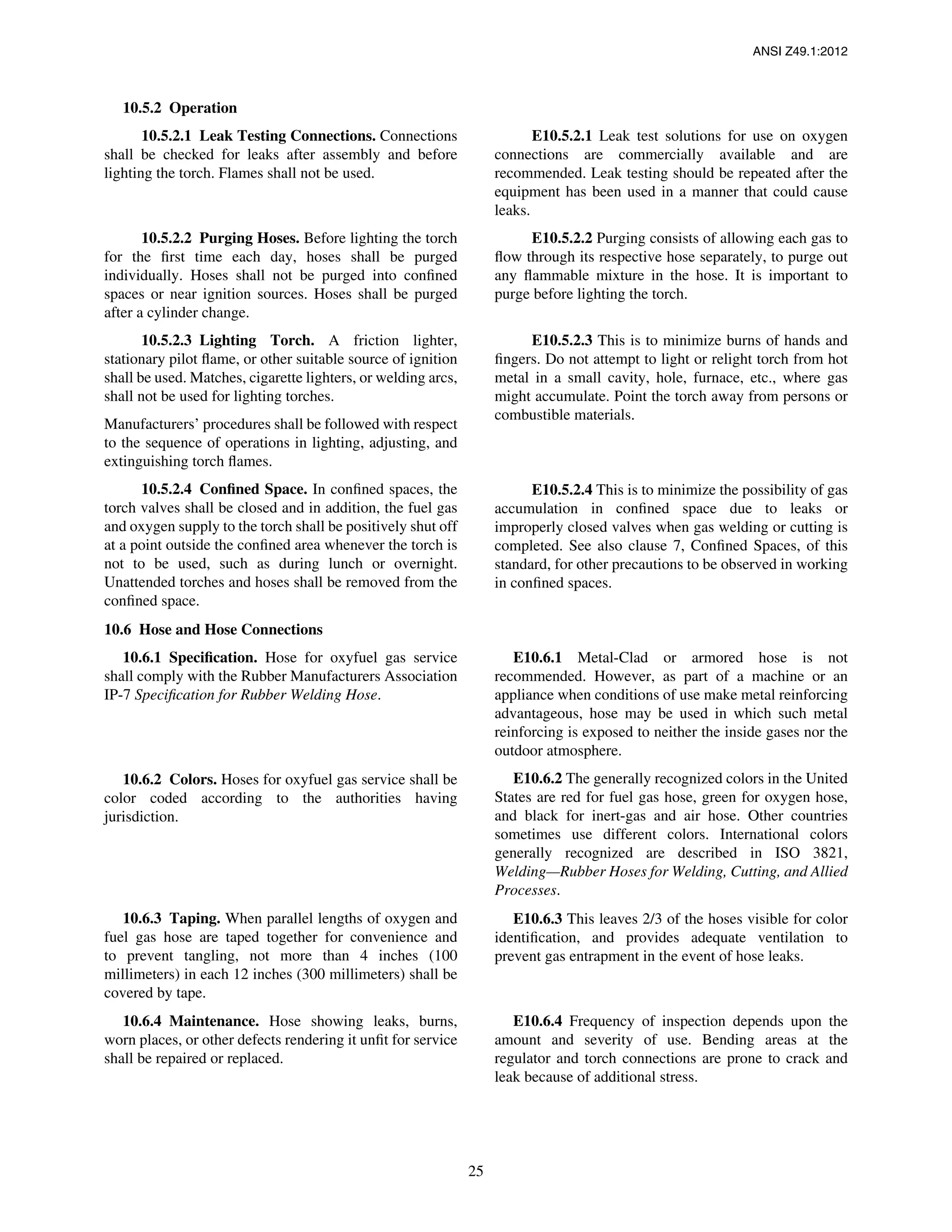 Aws z49 safety in welding and cutting | PDF