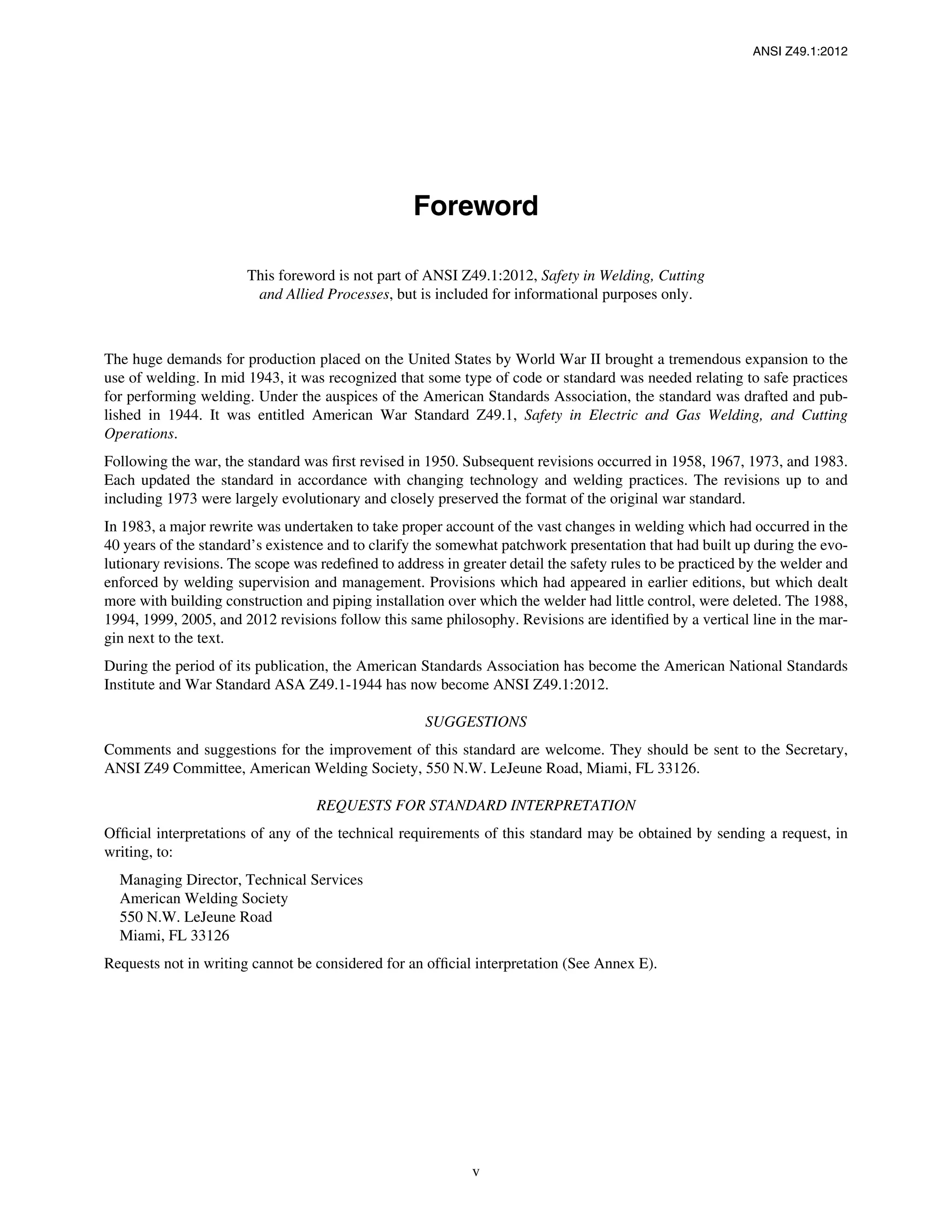 Aws z49 safety in welding and cutting | PDF