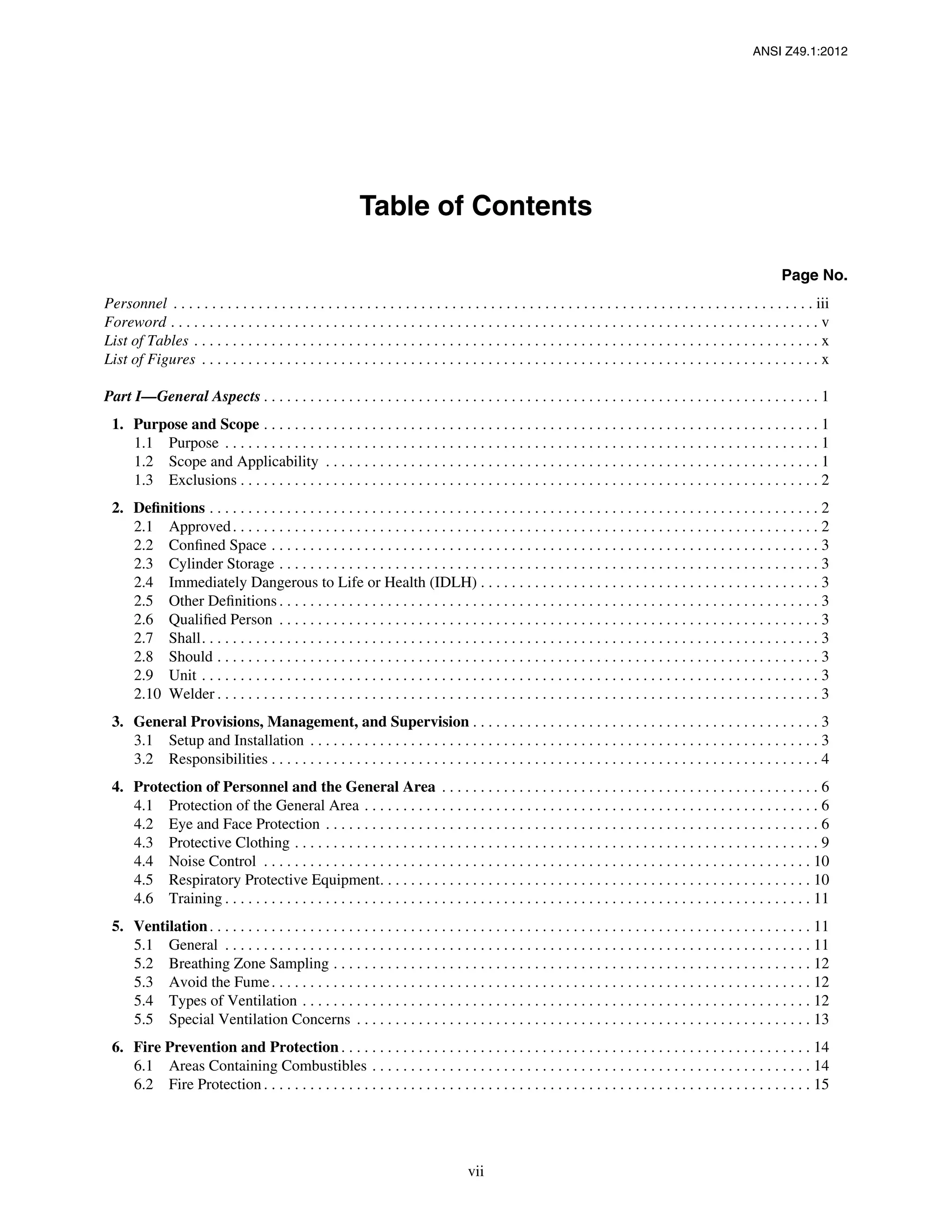 Aws z49 safety in welding and cutting | PDF