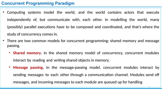 advanced java programming paradigms presentation | PPTX